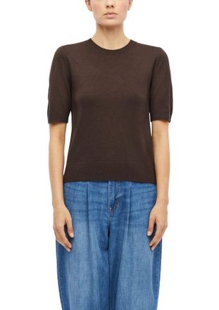 s.Oliver Rundhalspullover Halbarm Sommer-Strickpullover aus Viskose