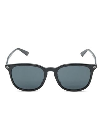 Gucci lunettes de soleil &agrave; monture carr&eacute;e (ann&eacute;es 2020) - Noir