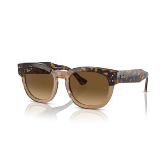 Ray-Ban unisex, Accessoires, Brun, Taille: 53 MM Mega Hawkeye Lunettes de Soleil Polarisées