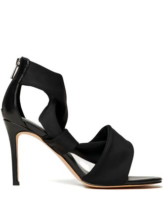 Twin-Set sandales à brides croisées 90 mm - Noir