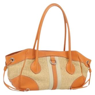 Prada Sac &agrave; main vintage Pre-owned - Femme - Pre-owned - Orange - Taille: ONE Size