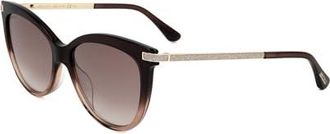 Jimmy Choo London Lunettes de Soleil AXELLE/G/S 0MY BROWN SHADED BEIGE 56/16/145 Femme