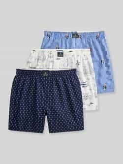 Ralph Lauren Boxershorts aus reiner Baumwolle im 3er-Pack