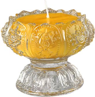 Cabilock Kerzenlicht Duftkerze Mit &Auml;therischen &Ouml;len Kleine Laternen Dekorativ Votivkerzenhalter Teelicht Mini-led-leuchten Mini-lichter -kerzenlampe Kerzengl&auml;s