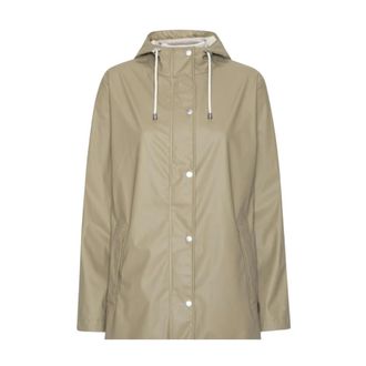 Ilse Jacobsen Rain228Fr Regenjacke - - Jackets - Damen - Beige - XL
