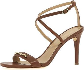 Michael Kors Femme Lena Heeled Sandal, Bagage, 40 EU