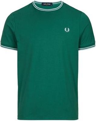 Fred Perry T-shirt uni &agrave; col rond en coton