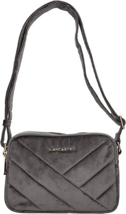 Lancaster Femme, Sacs, Gris, Taille: ONE Size Sac Matelass&eacute; en Velours