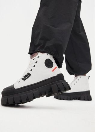 Palladium Schn&uuml;rstiefeletten Revolt Hi Tx 97242-116-M Wei&szlig;