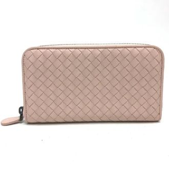 Bottega Veneta Pre-owned Fabric Wallet - - Pre-owned - Damen - Rosa - ONE SIZE