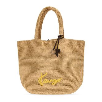 Kenzo Tasche mit besticktem Logo - - Bags - Damen - Beige - ONE SIZE