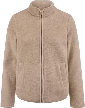 Hessnatur Fleecejacke Regular aus reiner Bio-Merinowolle (1-St)