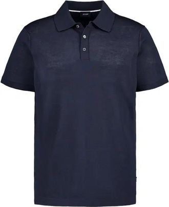 Joop Herren Polo-Shirt blau unifarben