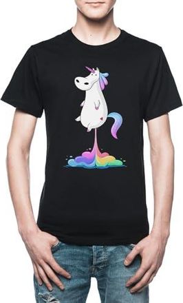 Vendax Vendax Pet De Licorne T-Shirt Homme Noir