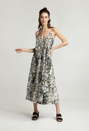 Lovjoi Damen vegan Kleid Soraida Python