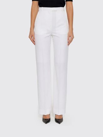 Alexander McQueen Pantalon MCQUEEN Femme couleur Blanc