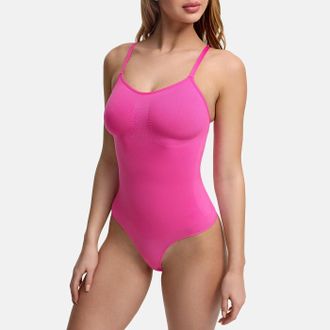 creamy fabrics Bodysuit Sculpting Shapewear mit String