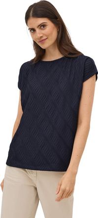 Cecil Damen Strukturmix T-Shirt