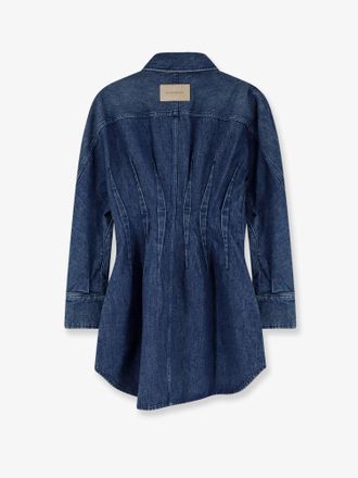 Givenchy Womens Denim Chemisier Dress Blue Cotton