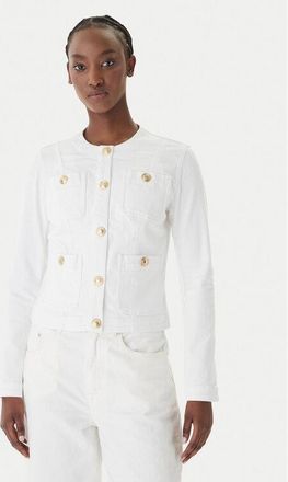 Liu Jo Jeansjacke UA6260 D0275 Wei&szlig; Regular Fit