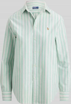 Polo Ralph Lauren Regular Fit Hemdbluse aus reiner Baumwolle