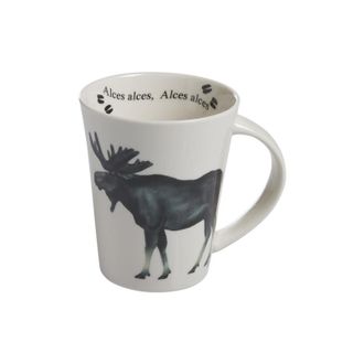 N&auml;&auml;sgr&auml;nsg&aring;rden 691001 - Kaffeebecher, Tasse, Weihnachten, Elch, Porzellan, 11cm, 350ml