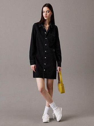 Calvin Klein Robe-chemise ajustée en jean