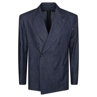 Tagliatore Giacca Doppiopetto - - Jackets - Herren - Blau - L