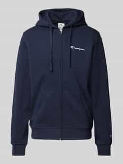 Champion Sweatjacke mit Label-Stitching