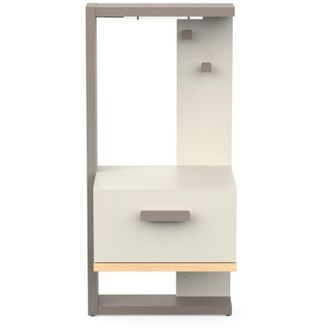 Calicosy Calicosy - Chevet 1 tiroir 39x31x84 cm taupe et crème - kidzo