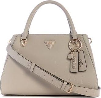 Guess Sac Noelle II, Taupe, 32 x 23 x 11,5 cm, 100 % simili cuir, &eacute;cologique, avec double poign&eacute;e, bandouli&egrave;re r&eacute;glable, s&eacute;paration et poches int&eacute;rieures