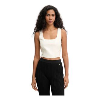 A|X Armani Exchange &Auml;rmelloses Top - - Tops - Damen - Wei&szlig; - S