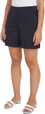 Tommy Hilfiger Damen Chino-Shorts Mom Fit, Blau (Desert Sky), 46