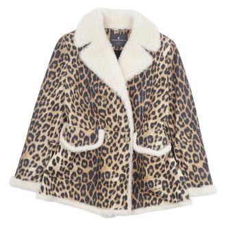 Ermanno Scervino Femme, Vestes, Brun, Taille: 40 FR Vestes en fausse fourrure et peau lain&eacute;e