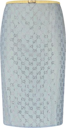 Gucci Kristall Bleistiftrock