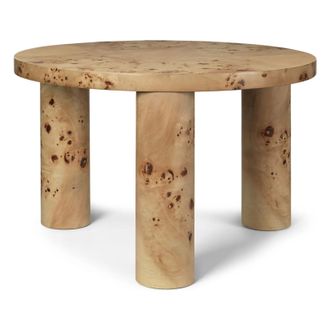 Ferm Living Table basse en loupe de peuplier Post Ferm Living