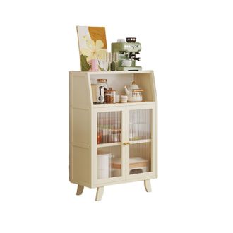 Generic Freistehendes Sideboard, h&ouml;lzerne Kaffeebartheke, ger&auml;umiger K&uuml;chenschrank mit Arbeitsfl&auml;che, geeignet for Wohnzimmer und Eingangsbereich(Color1,66x32