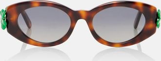 Dior Lunettes de soleil ovales Dior Clover B1F