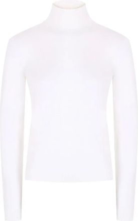 Gran Sasso Strickoberteil mit Rollkragen - Weiß