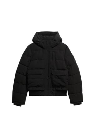 Superdry Damen Everest Bomberjacke Tiefschwarz 38