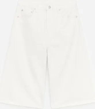 Arket Lange Jeansshorts -Wei&szlig;
