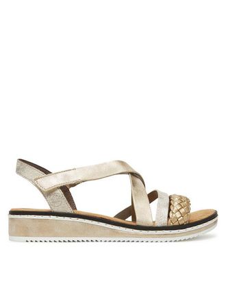 Rieker Sandalen V3663-90 Goldfarben