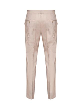 Max Mara Womens Cigarette Trousers Wkdcanon Blush Wool Pink Virgin