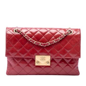 Chanel Sac bandouli&egrave;re vintage doccasion - Femme - Pre-owned - Rouge - Taille: ONE Size