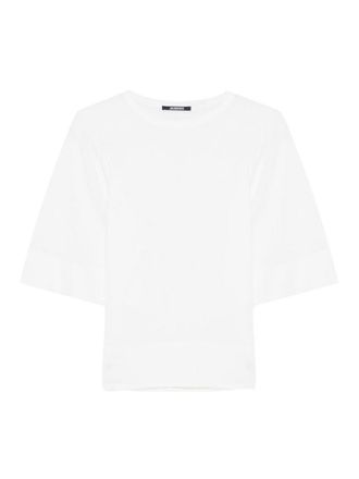 Jacquemus Pull Col Rond - Blanc