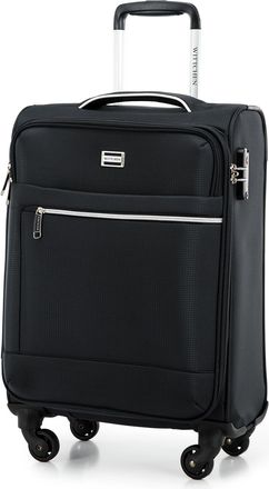 Wittchen MIRA Line Kabinenkoffer Handgepäck Kabinengepäck Weichgepäck Kleines Gepäck Reisekoffer aus Polyester Tragegriff Teleskopgriff Vier Lenkrollen TSA Kom