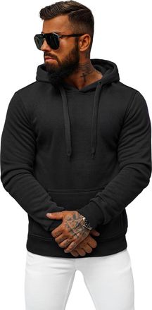 OZONEE Herren Hoodie Sweatjacke Kapuzenpullover Sweatshirt Farbvarianten Kapuzenjacke Kapuzenpulli mit Rei&szlig;verschluss Langarm Sport Style Casual Fitness Trai
