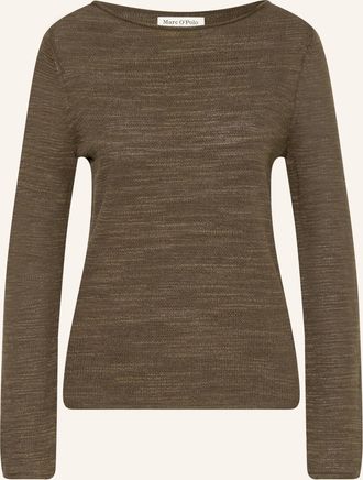 Marc O'Polo Marc Opolo Pullover Mit Leinen gruen