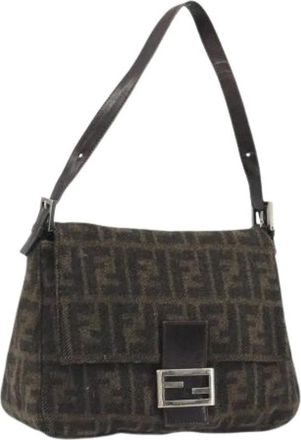 Fendi Sac bandouli&egrave;re vintage Zucca Pre-owned - Femme - Pre-owned - Brun - Taille: ONE Size