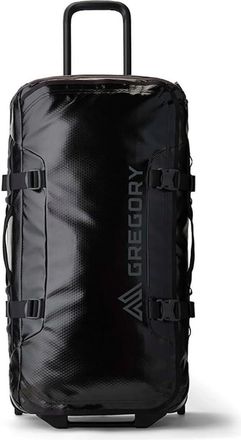 Gregory Alpaka Reisetasche mit R&auml;dern, wasserabweisend, 100 l, Obsidian-Schwarz